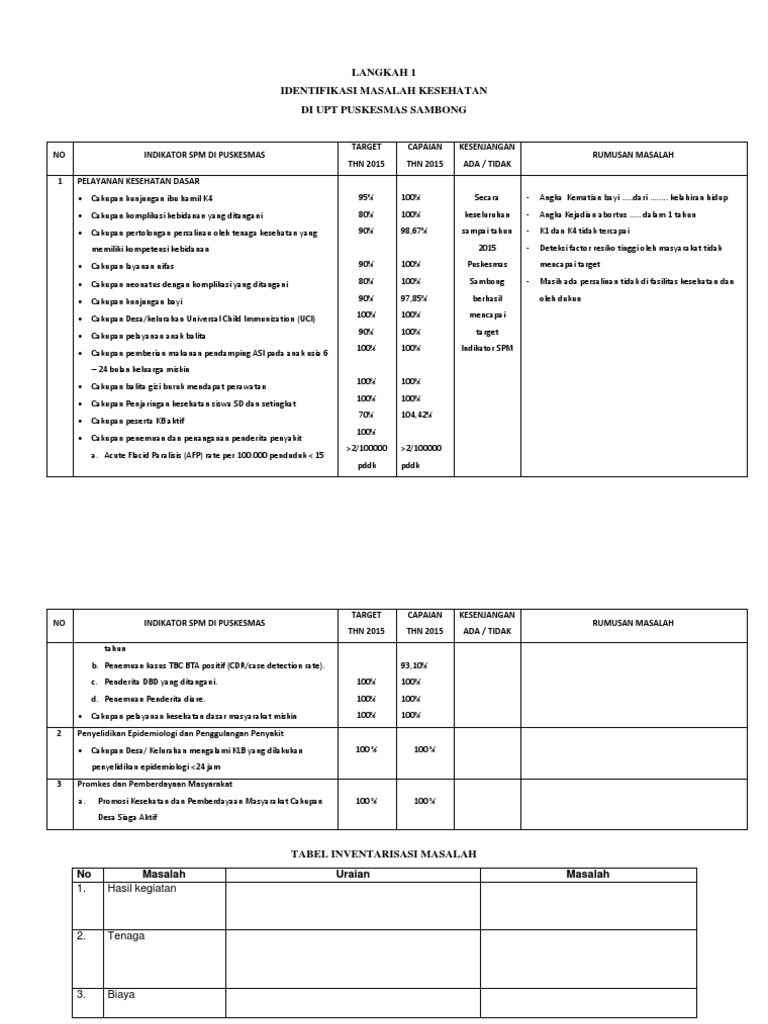 Contoh Pdca Perbaikan Kinerja Pelayanan | PDF