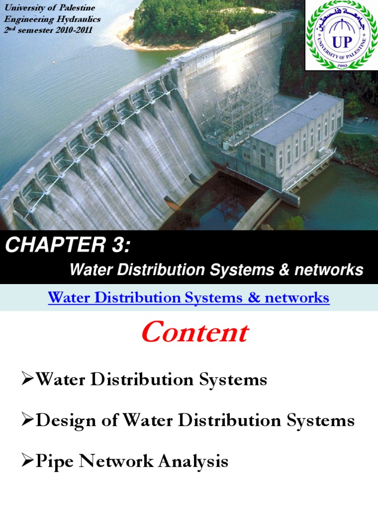 CH3 - Water Distribution Systems Networks | PDF | Water Supply Network ...