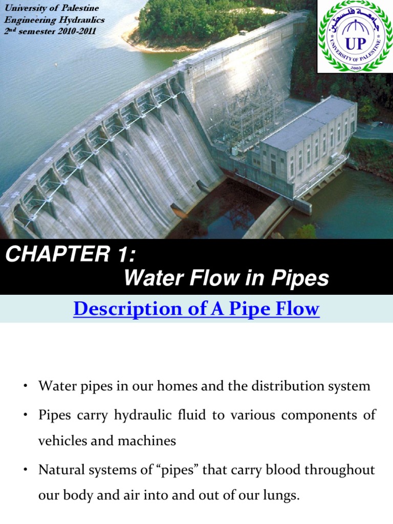 CH1 - Water Flow in Pipes | PDF | Reynolds Number | Laminar Flow