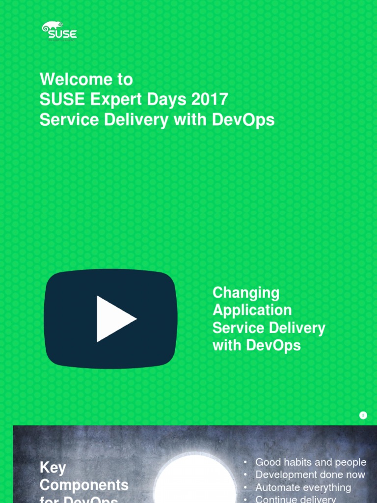 Enabling Devops Transformation With Suse Solutions A Guide To