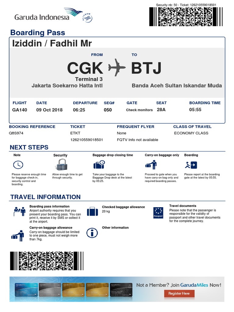 Boarding Pass | PDF | Aviation | Transport