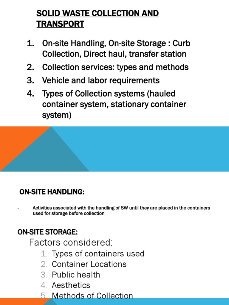 Hauled Container System in Waste Management | PDF | Municipal Solid ...