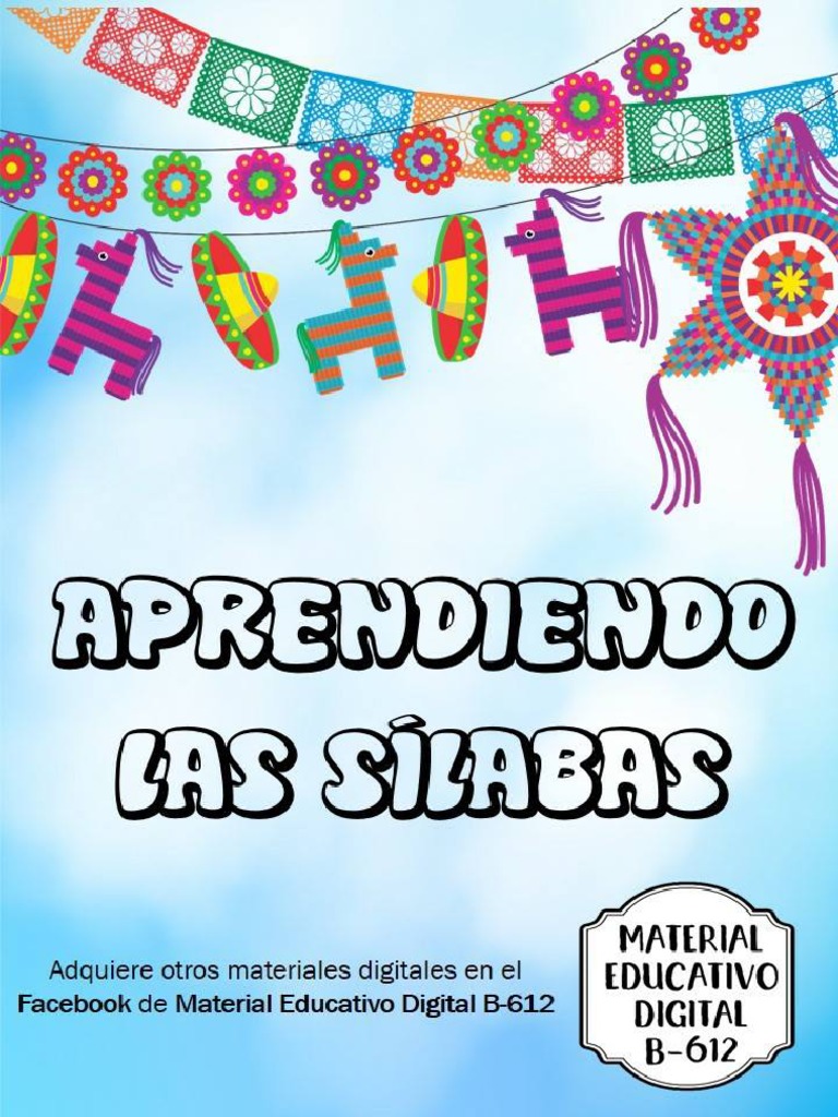 Aprendiendo Las Sílabas Parte1 | PDF