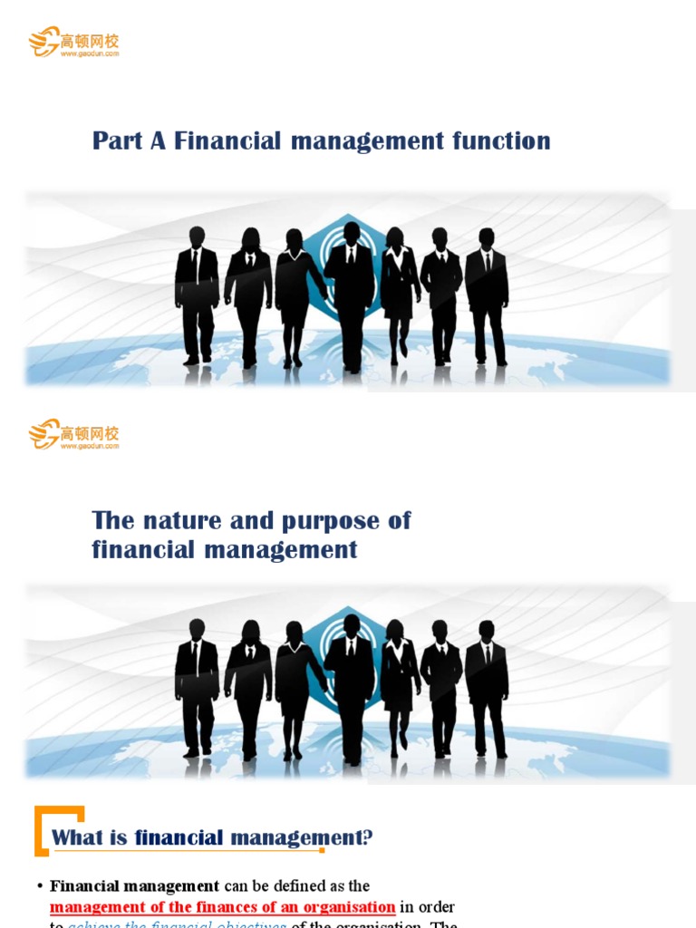 1 Financial Management Function | PDF | Dividend | Board Of Directors