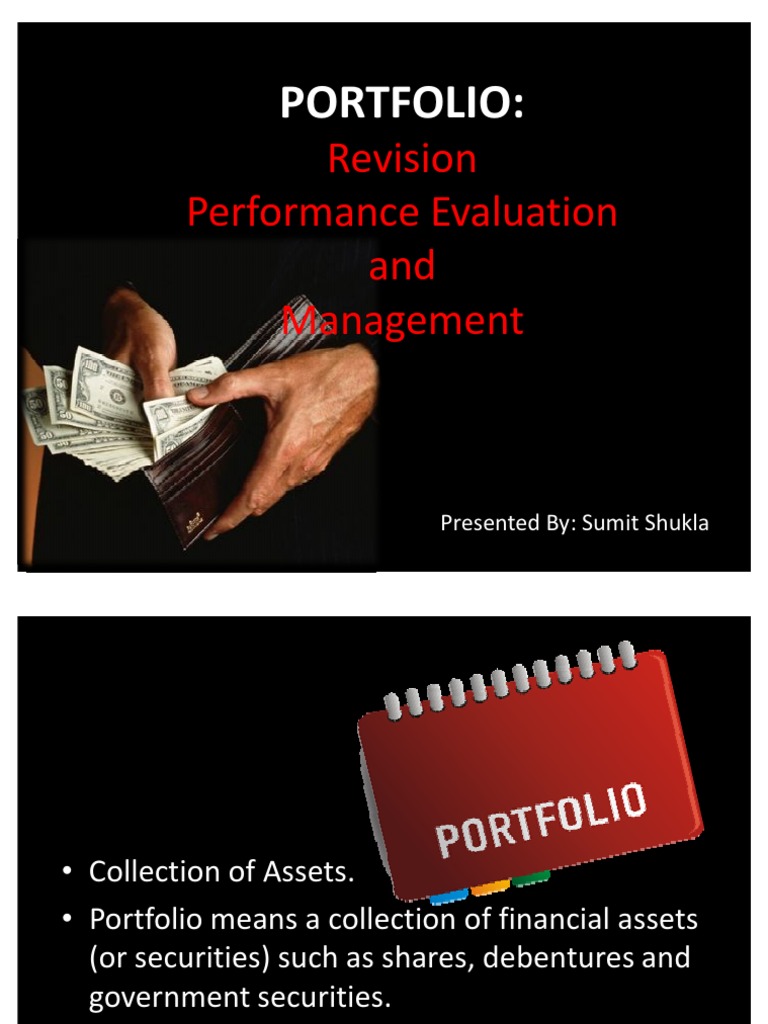 Portfolio Revision Sumit Shukla | PDF | Asset Allocation | Portfolio ...