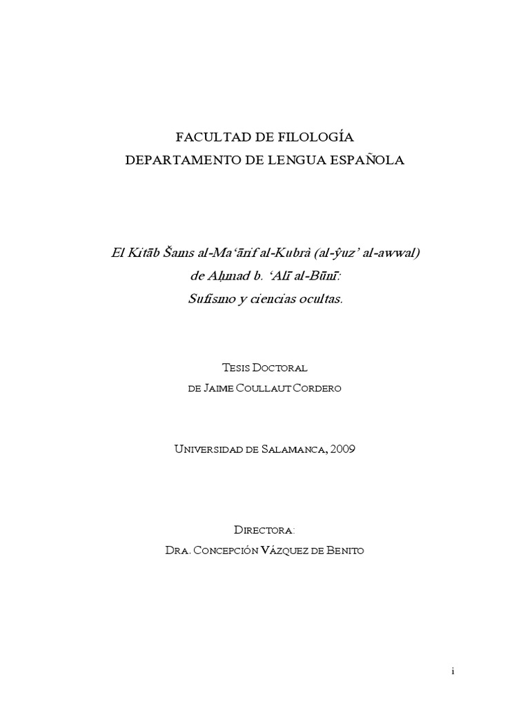 Al Buni - Kitab Shams Al Maarif | PDF | Constelación | El sufismo