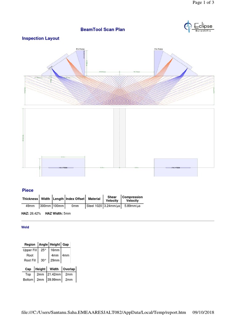 Beamtool Scan Plan: Inspection Layout | PDF | Mechanical Engineering ...