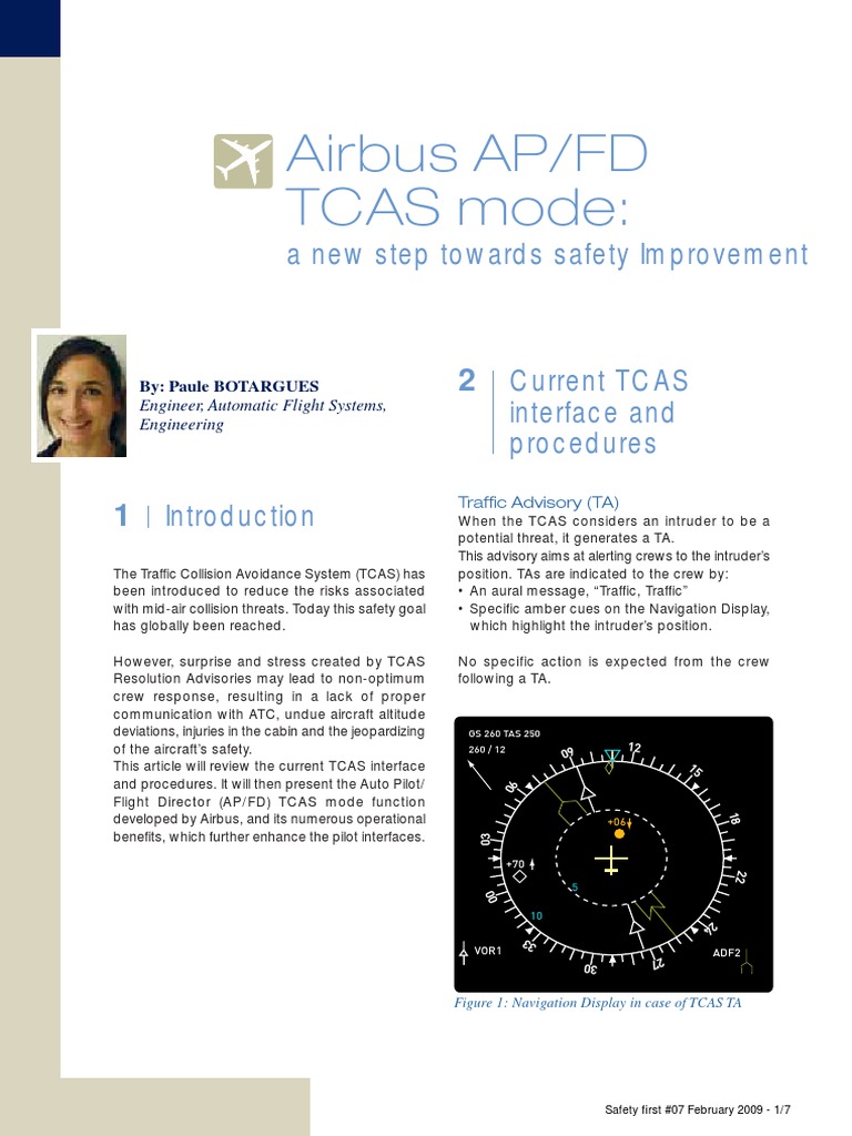 Airbus AP FD Tcas Mode | PDF | Aviation | Aircraft