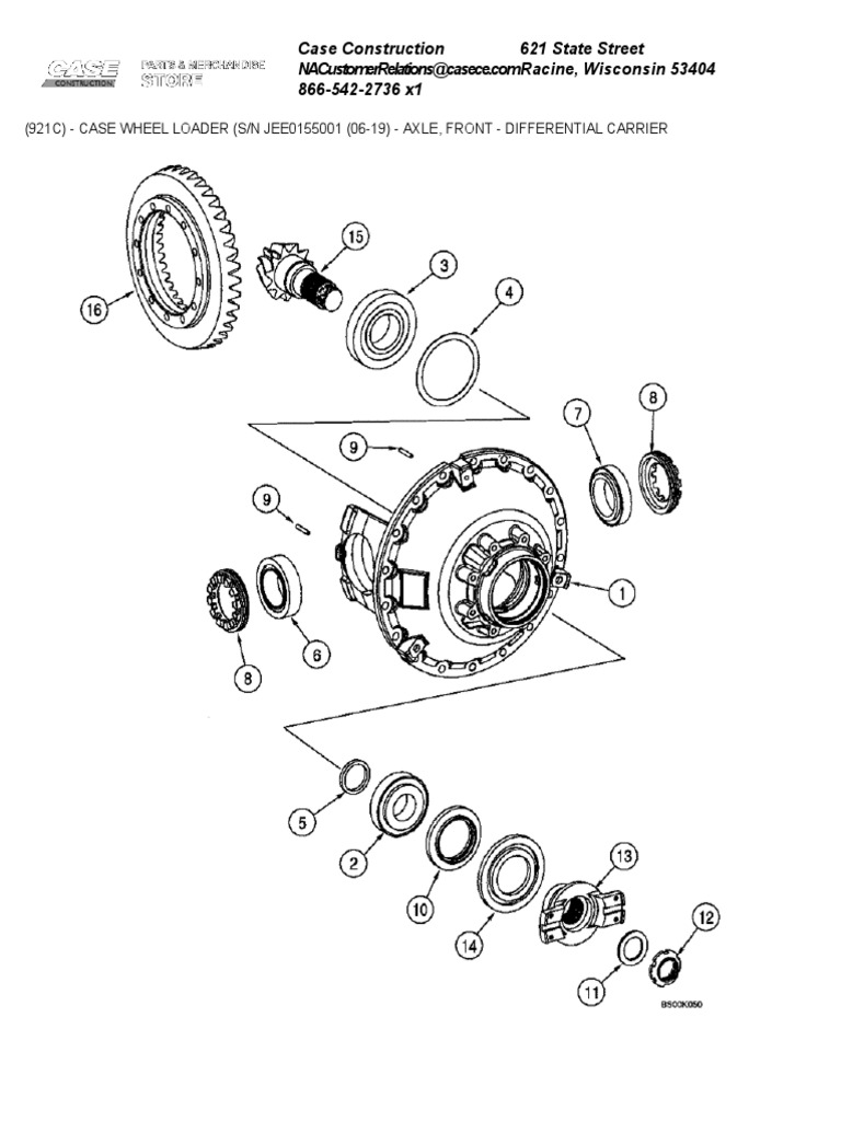 Axle, Front - Differential Carrier | PDF | Axle | Machines