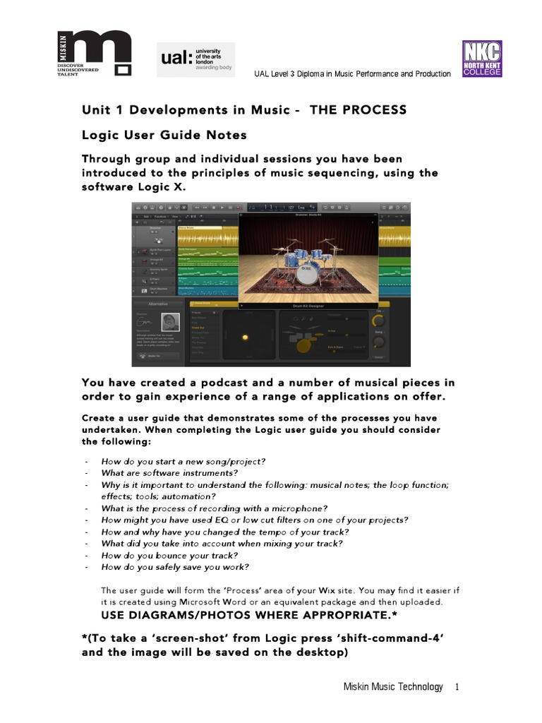 UAL BRIEF Unit 1 Logic User Guide Notes | PDF | Intellectual Works ...