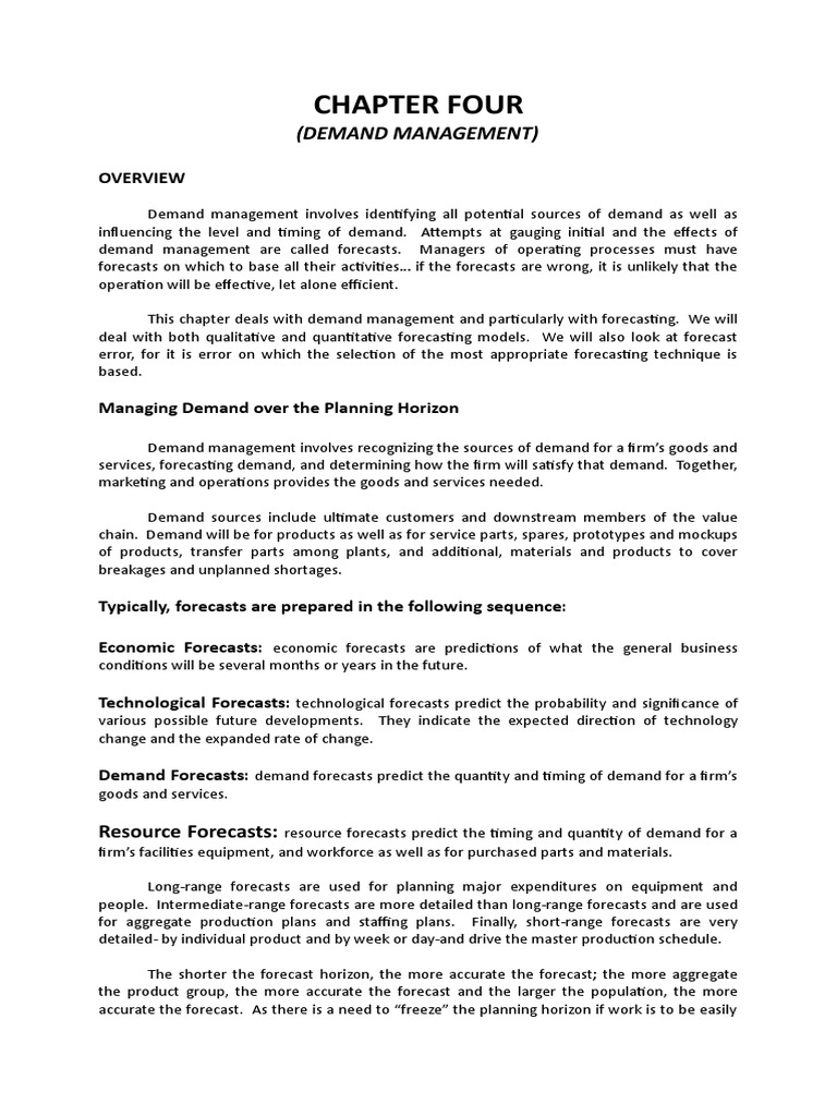 Om 4 | PDF | Forecasting | Linear Trend Estimation
