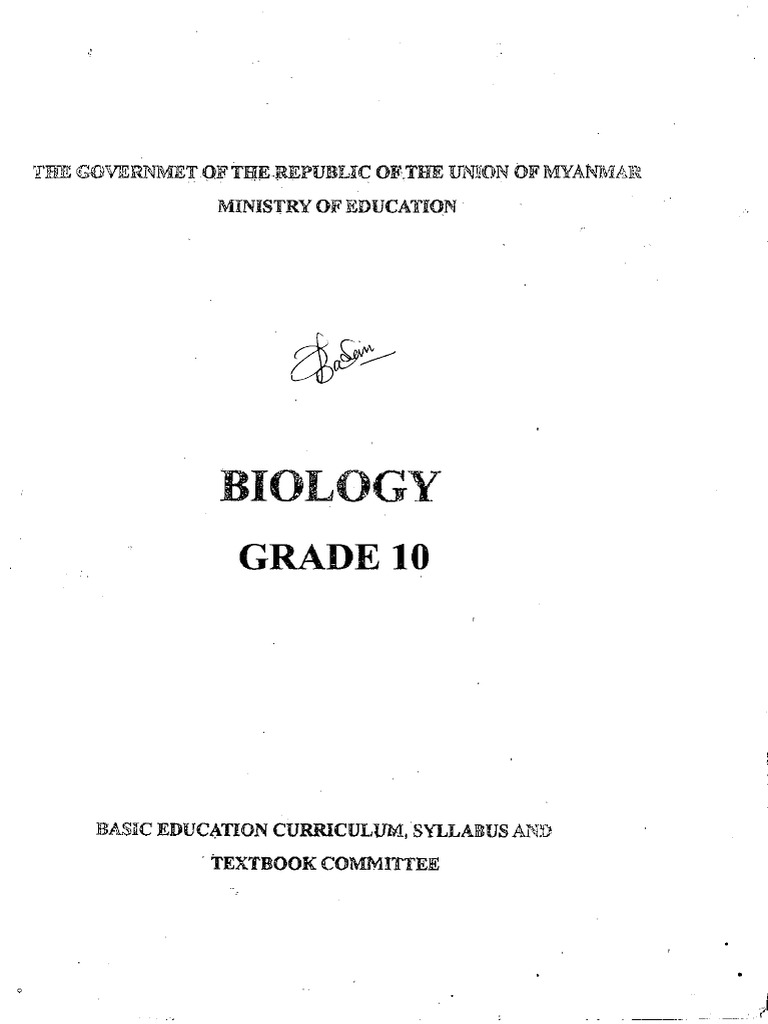 Grade 10 Bio | PDF