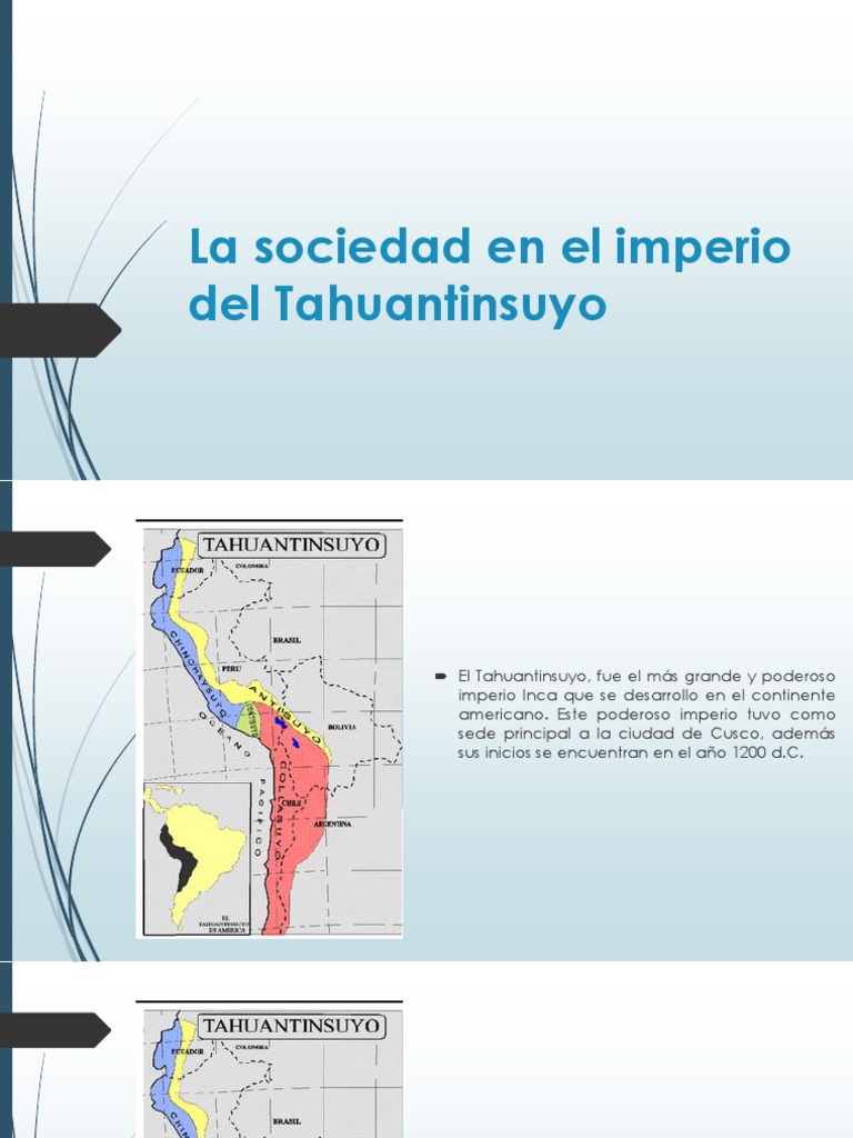 La Sociedad en El Imperio Del Tahuantinsuyo | Imperio Inca | Política