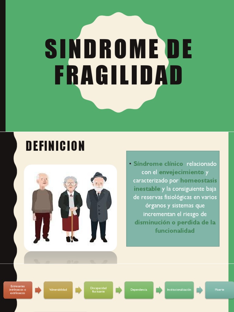 Sindrome de Fragilidad | PDF | Vejez | Depresión (estado de ánimo)