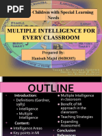Multiple Intelligences Pie Chart | PDF | Reason | Cognitive Science
