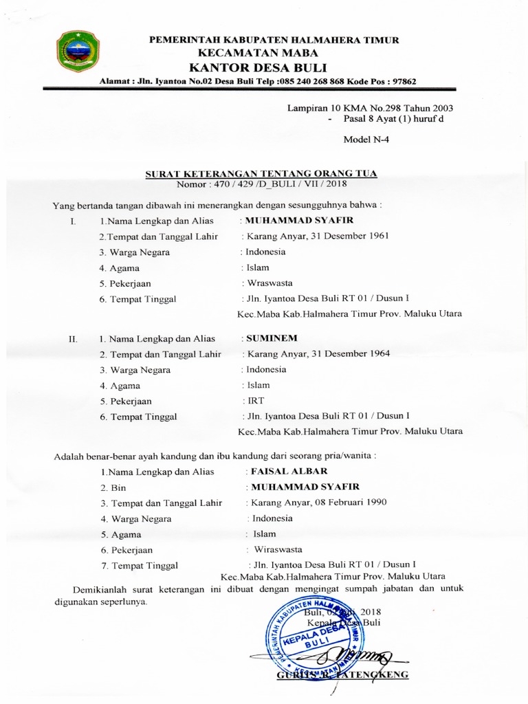 Surat Dari Buli n1 Sampai N 7 | PDF