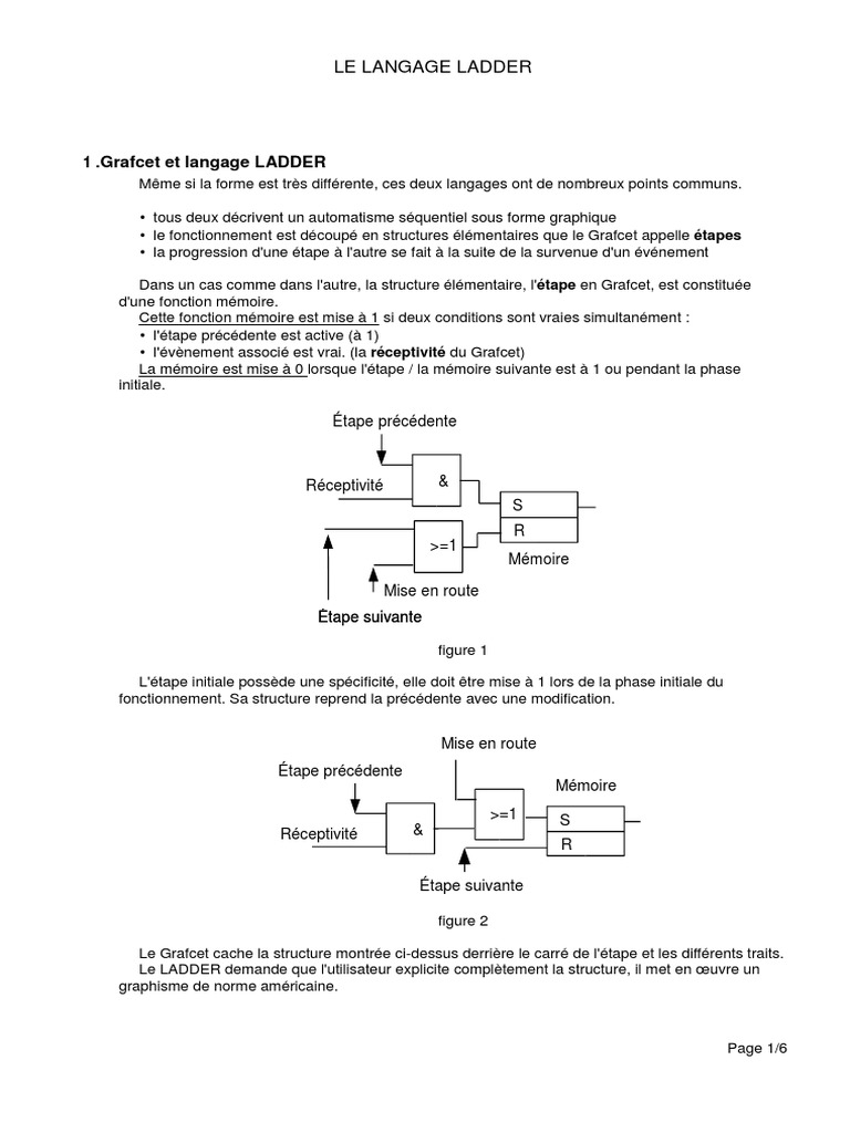 Ladder PDF | Descargar gratis PDF | Automate programmable industriel ...