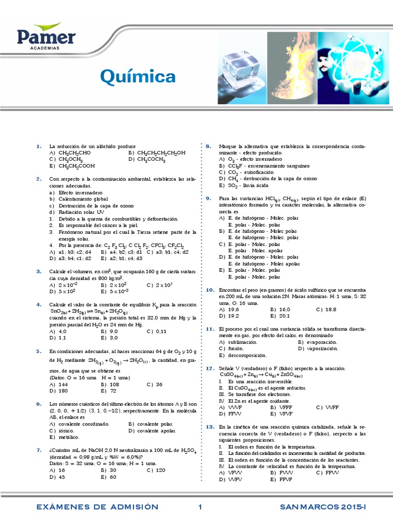Química | PDF | Redox | Enlace covalente