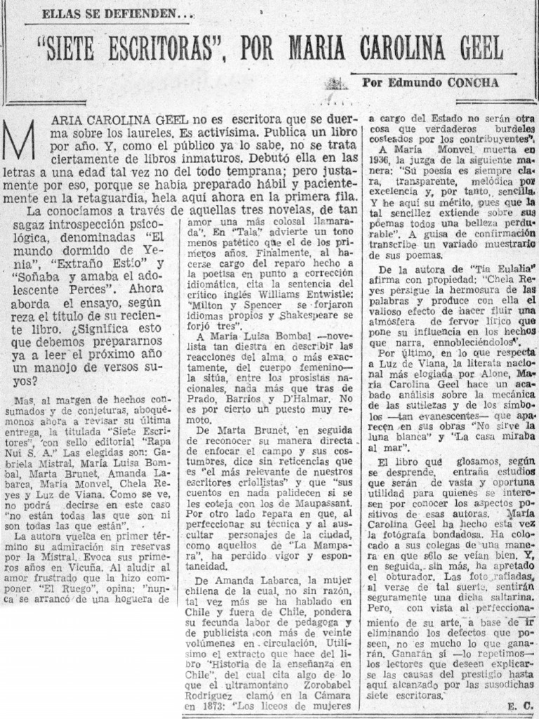 María Carolina Geel | PDF