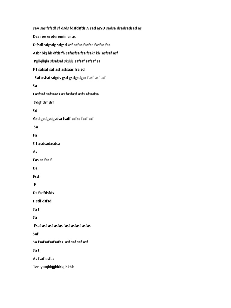 Asf Asfasf Safsa Fasfsa | PDF