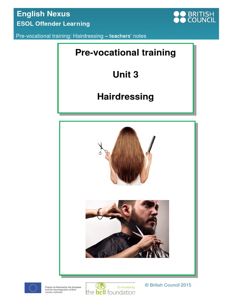 Unit 3 Hairdressing Pdf English As A Second Or Foreign Language