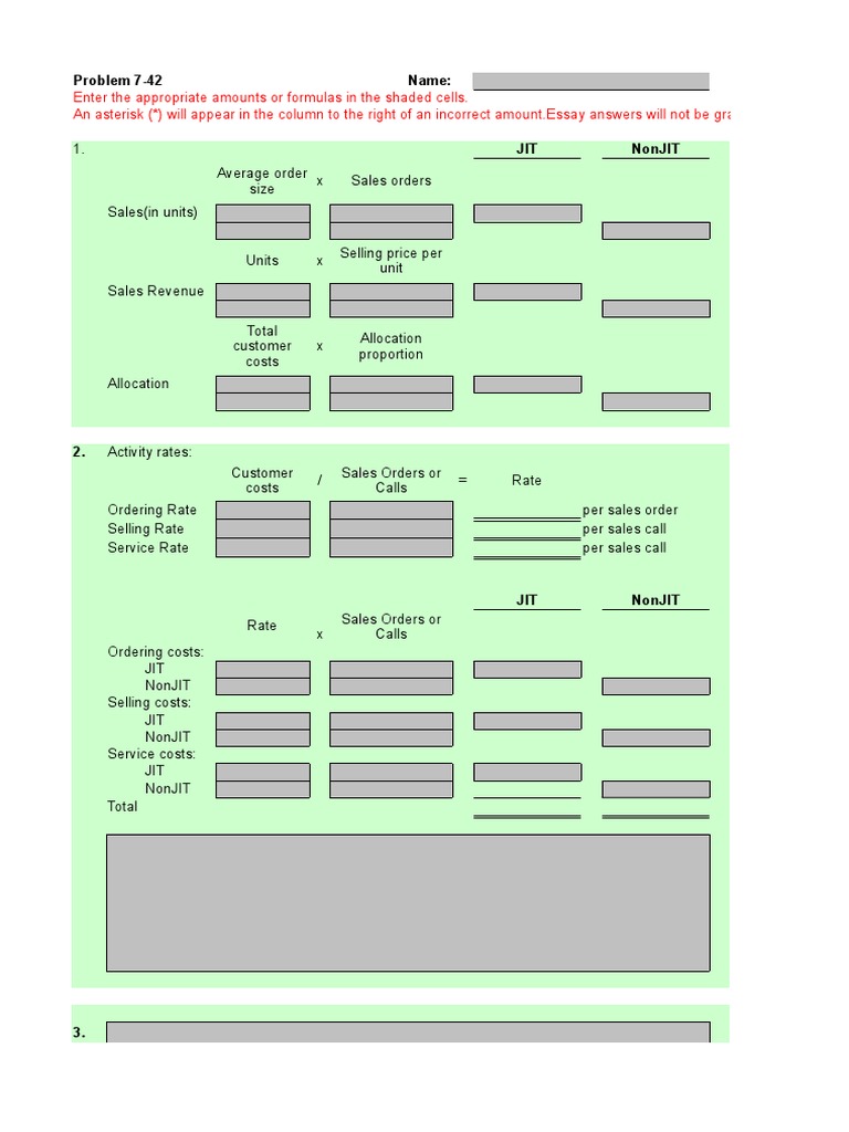 Managerial Accounting Student - 5e 07-42 | PDF