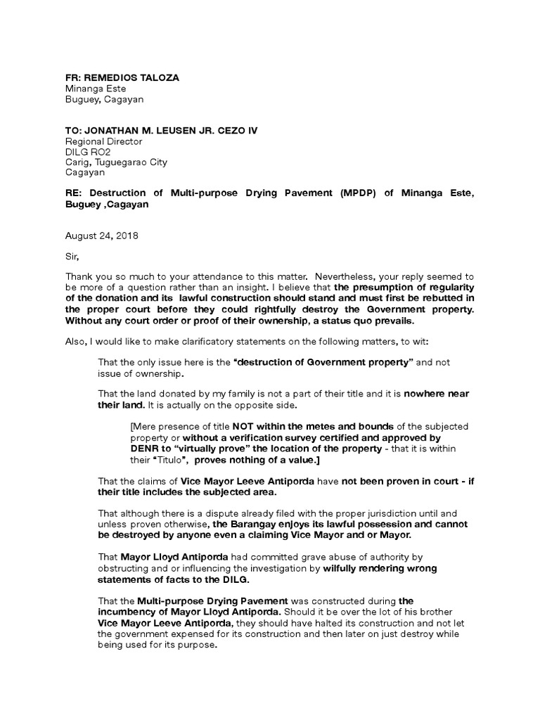 Destruction of Minanga Este MPDP | PDF | Virtue | Government