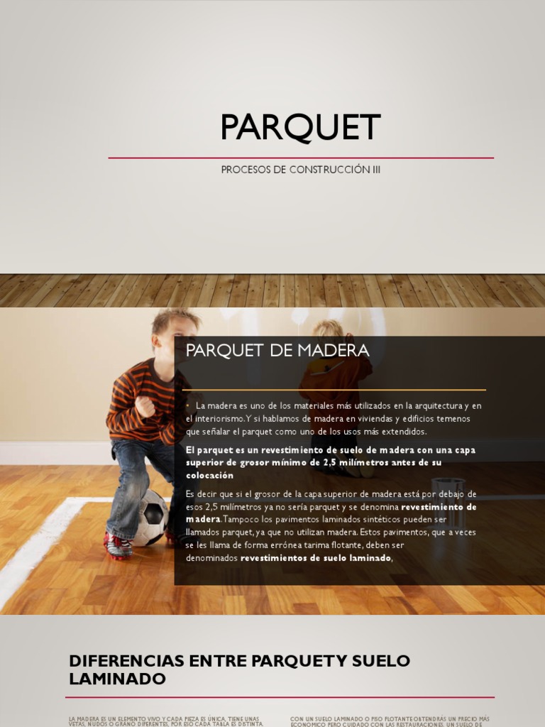 Parquet | PDF | Materiales de construcción | Naturaleza