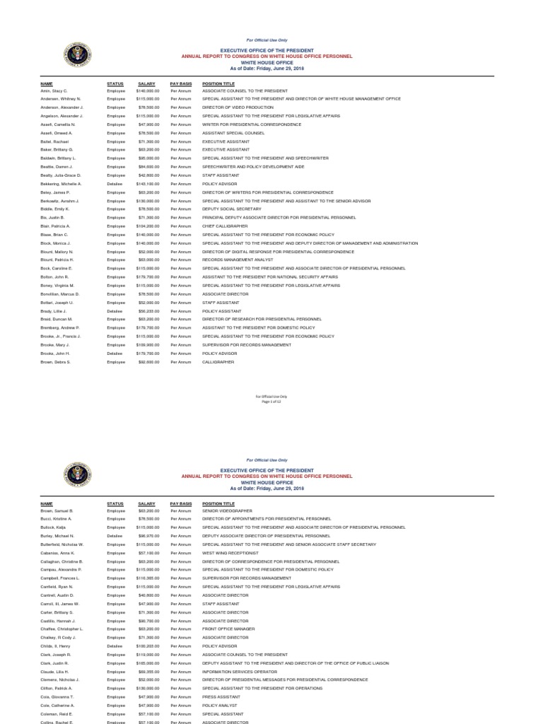 Report Final | PDF | Executive Office Of The President Of The United ...