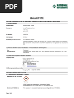 Safety Data Sheet Refrigerant R410A | PDF | Toxicity | Oxygen