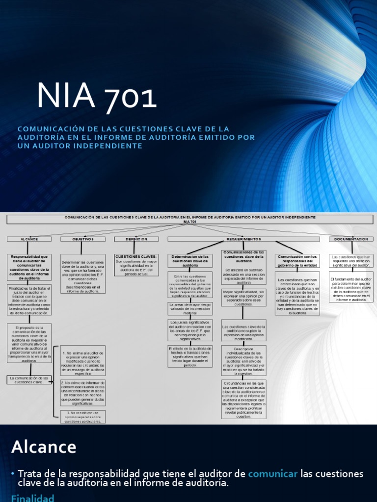 Nia 701 | PDF | Contralor | Certeza