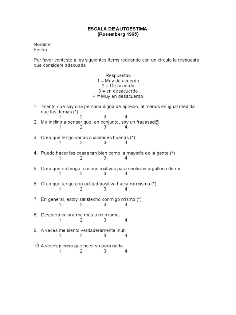 Cuestionario Depresión Infantil CDI | PDF
