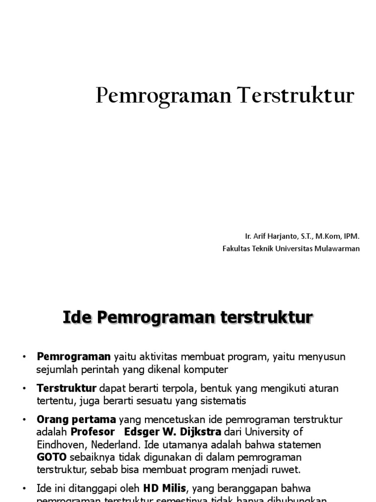 05 - Pemrograman Terstruktur FLowchart | PDF