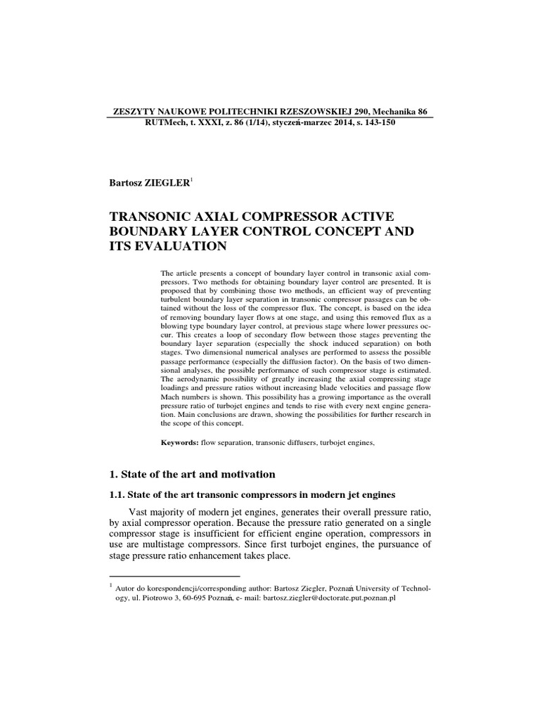 Transonic Axial Compressor Active Boundary Layer Control Concept and ...