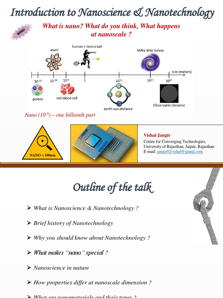 Introduction To Nanoscience & Nanotechnology | PDF | Nanotechnology ...