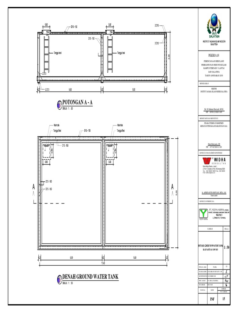 15.detail Groundwater Tank | PDF