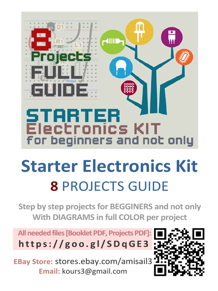 Booklet 8 Projects Starter Kit | PDF | Bipolar Junction Transistor ...