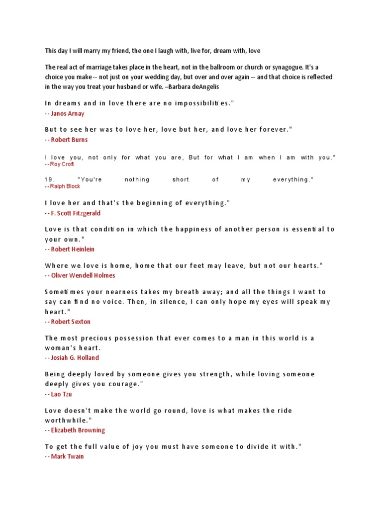 Love Quotes | PDF | Love