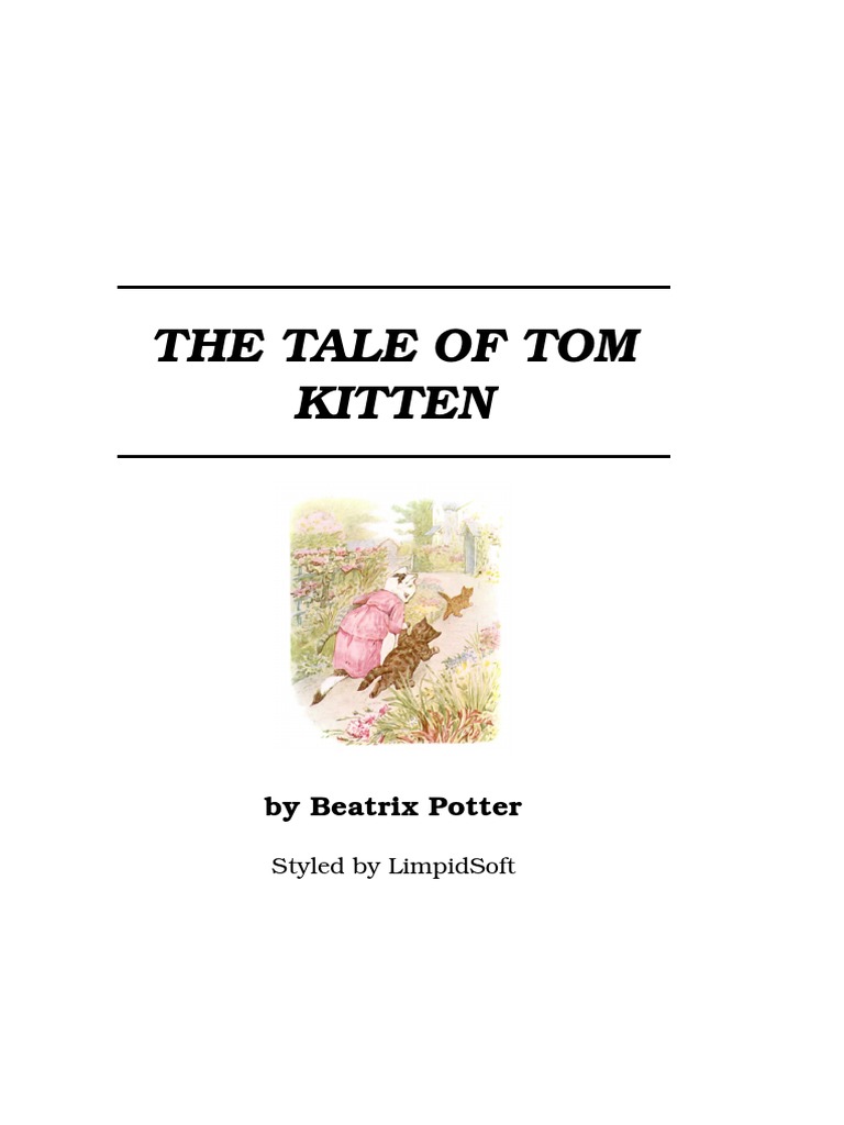 The Tale of Tom Kitten Big | PDF | Animal Tales | British Children's ...