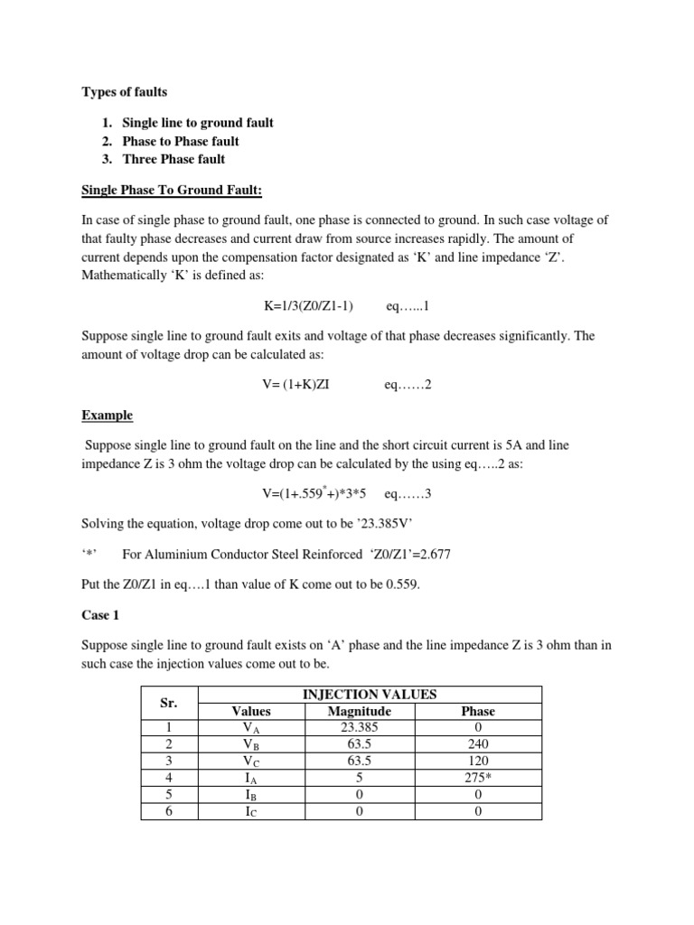 Fault Calculation | PDF | Electrical Impedance | Electromagnetism