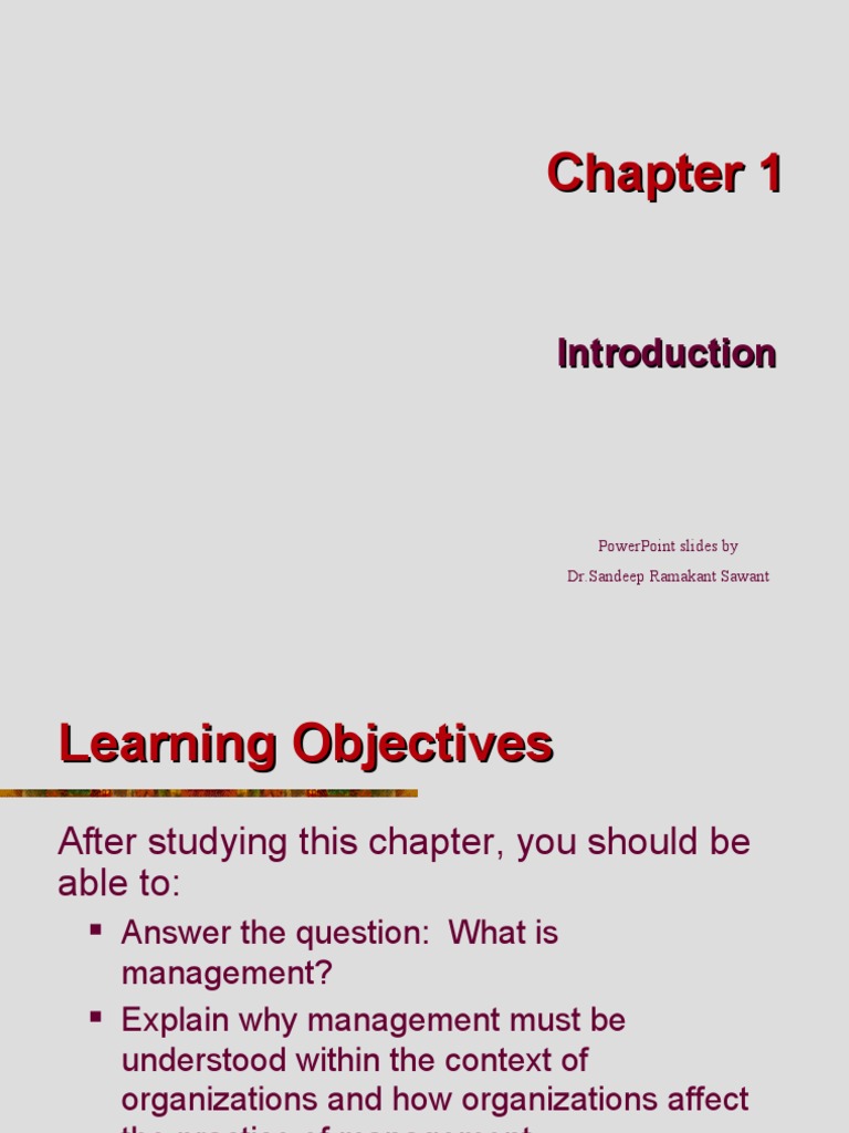 Powerpoint Slides by DR - Sandeep Ramakant Sawant | PDF | Mindset ...