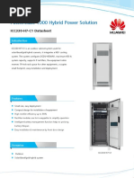 HUAWEI Distributed Power System Datasheet | PDF | High Voltage Direct Current | Alternating Current