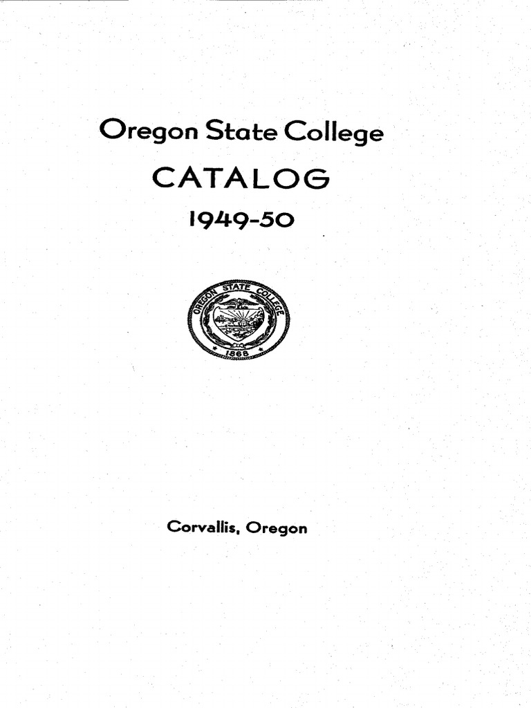 Oregon State College | Download Free PDF | Agriculture | Engineering