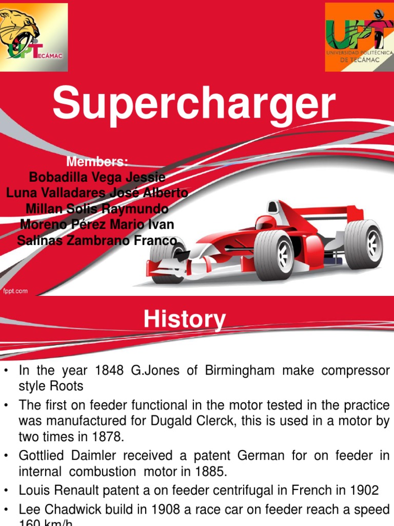 Supercharger | PDF | Turbocharger | Internal Combustion Engine