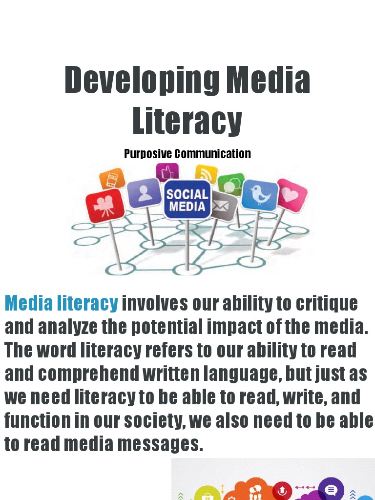 Media Literacy | PDF | Mass Media | Literacy