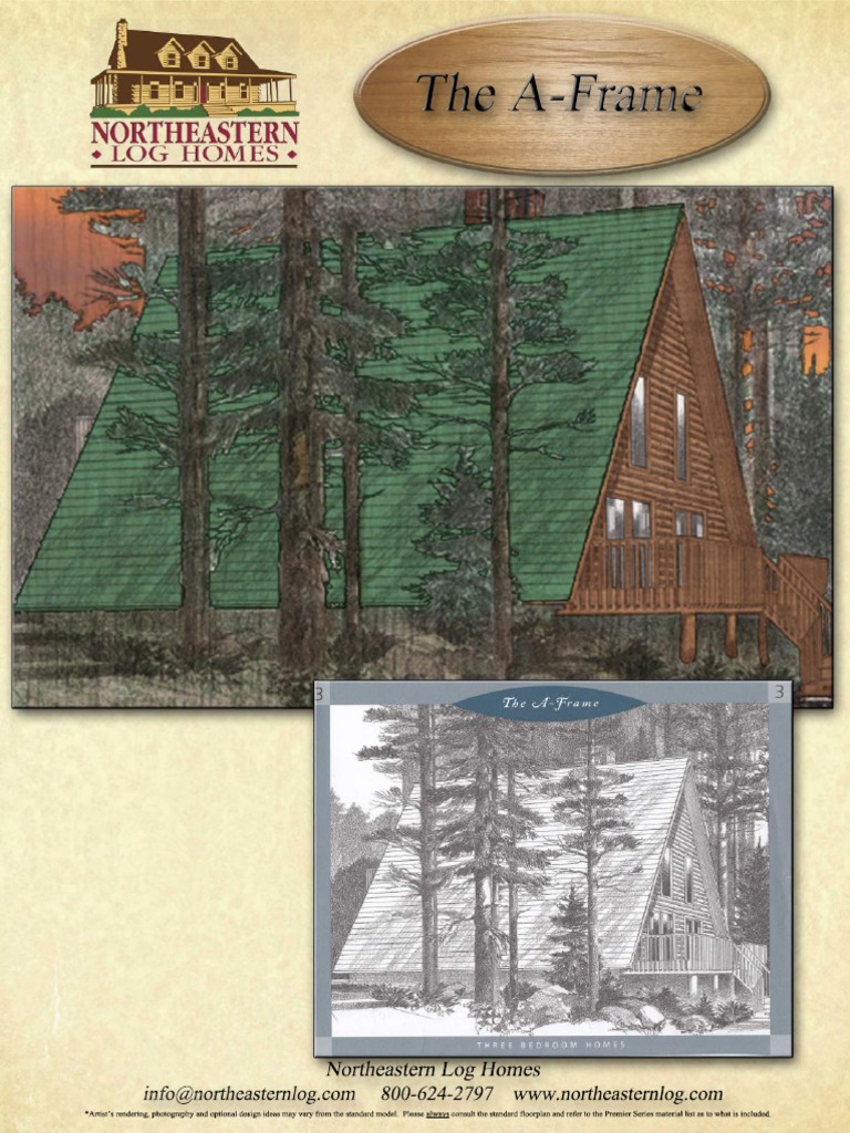 A Frame Cabin | PDF | Framing (Construction) | Door