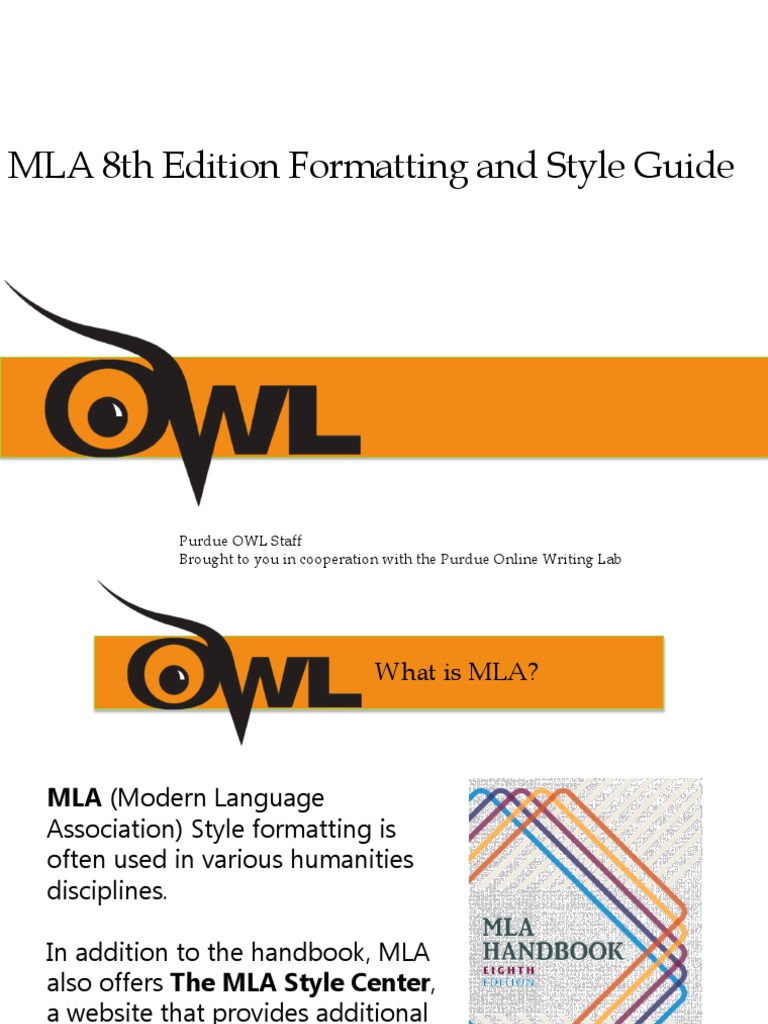 MLA 8th Edition Formatting Guide | PDF | Buffy The Vampire Slayer ...