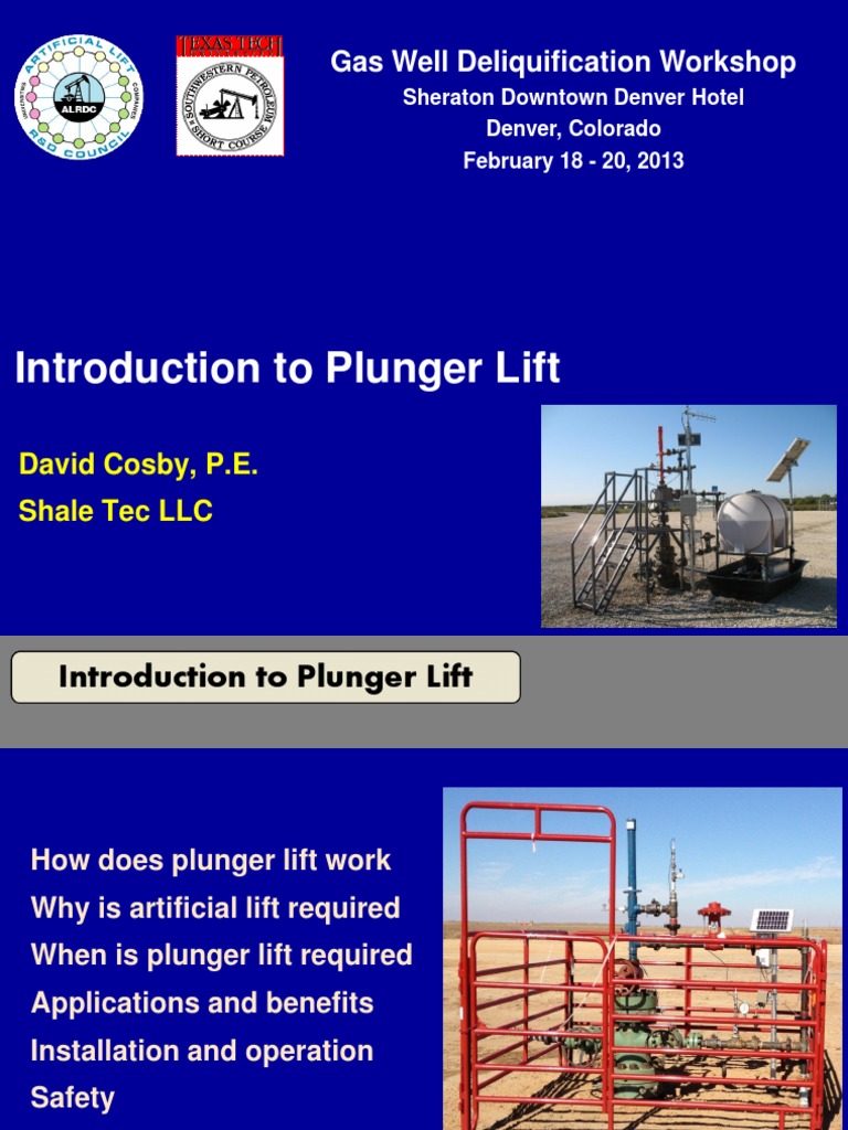 Introduction To Plunger Lift Feb 2013 PDF | PDF | Oil Well | Casing ...