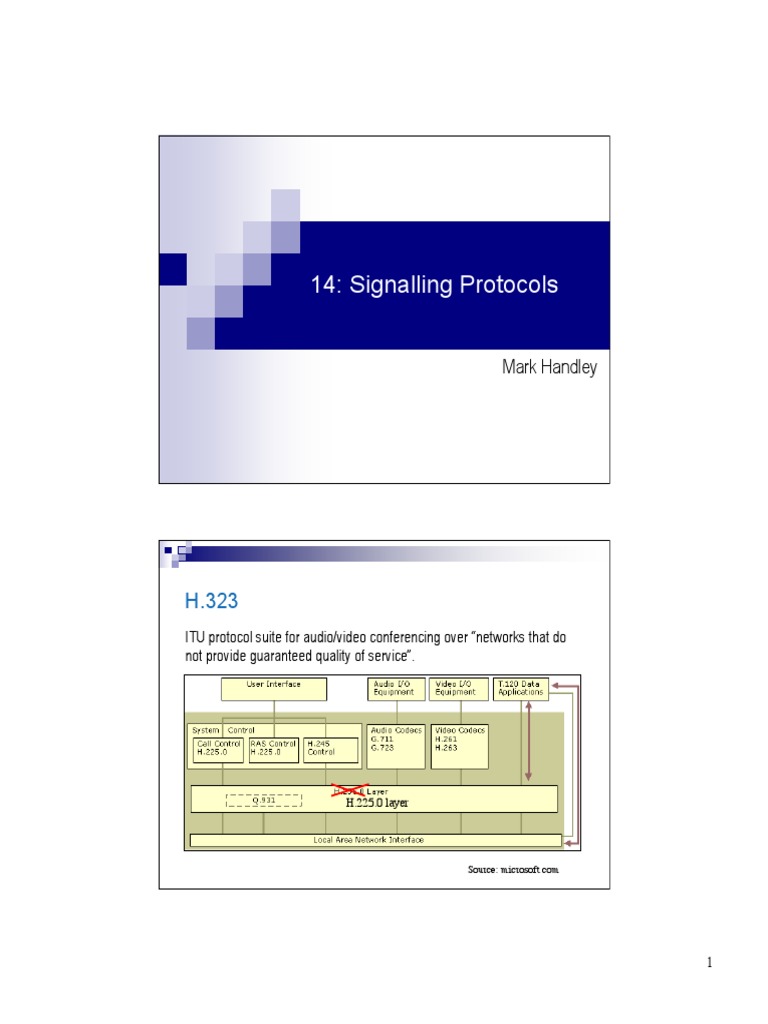14 Signalling PDF | PDF | Session Initiation Protocol | Cyberspace