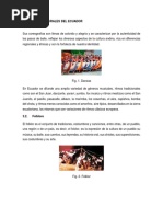 Mapa Conceptual Ritmos Musicales de Ecuador | PDF